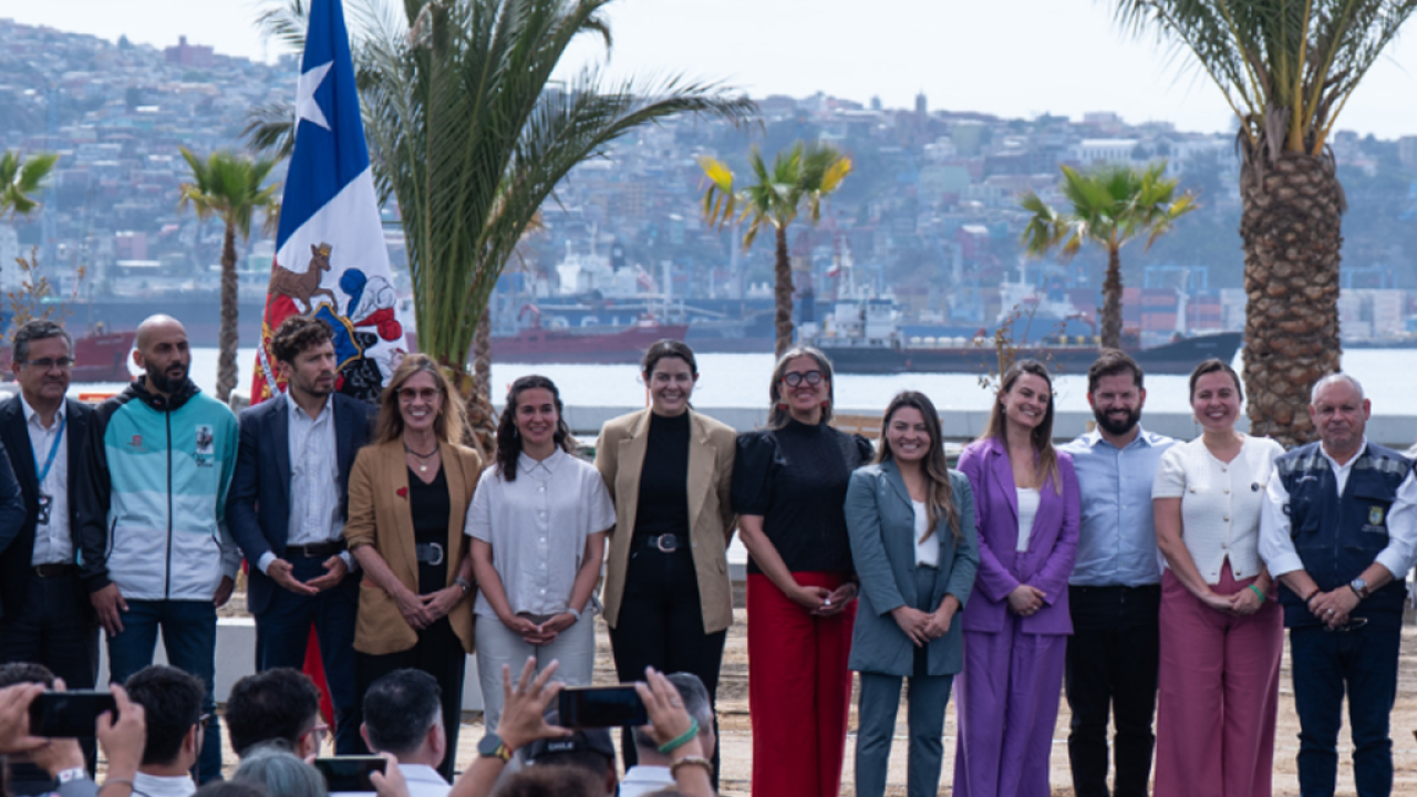 O Presidente da República do Chile lidera o lançamento da Temporada de ...